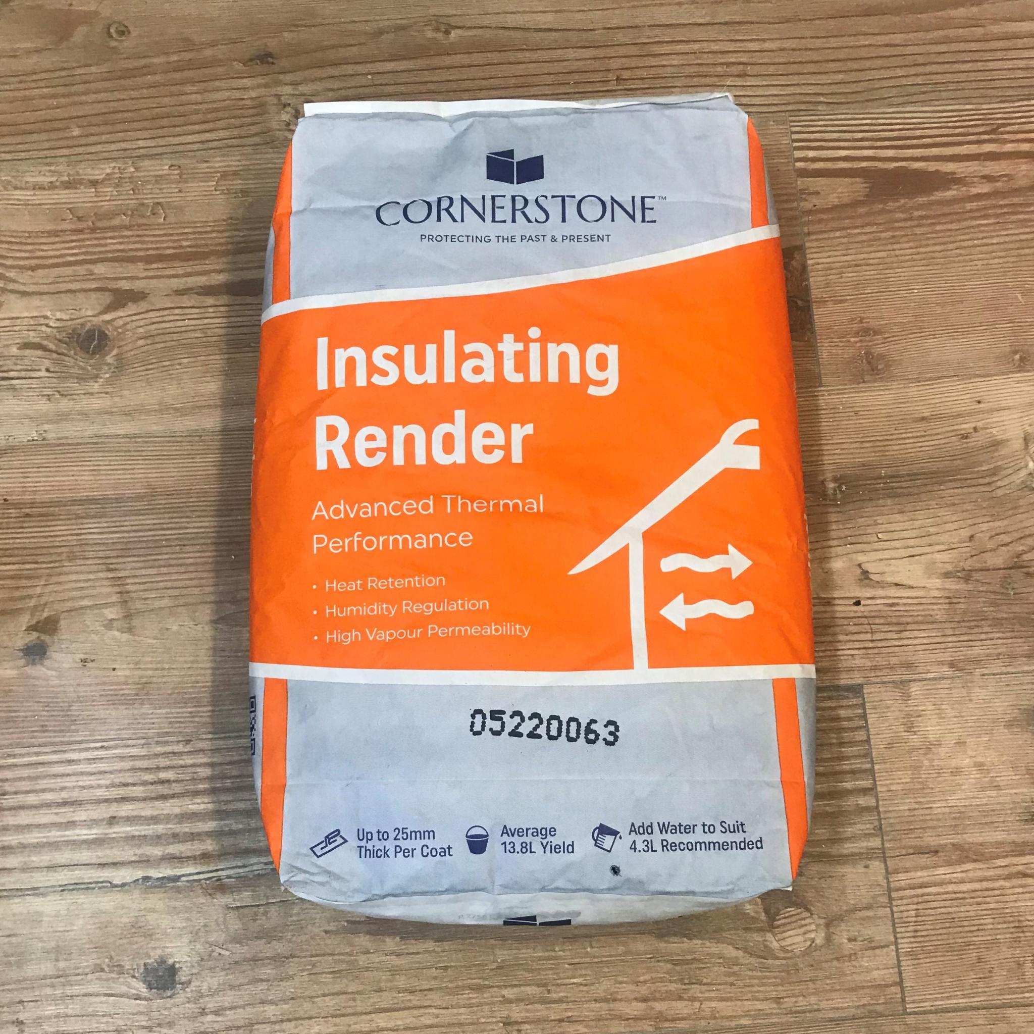 Cornerstone Insulating Render | Lime Stuff