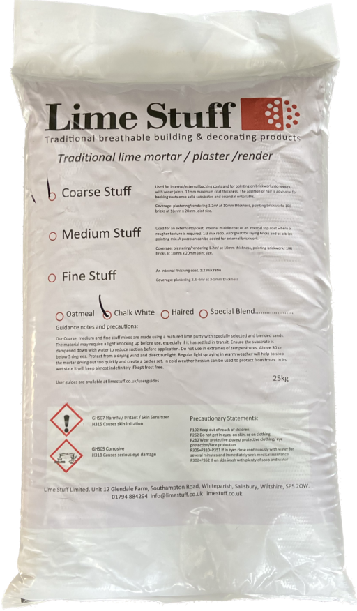 Non Hydraulic Lime Plaster / Mortar | Lime Stuff